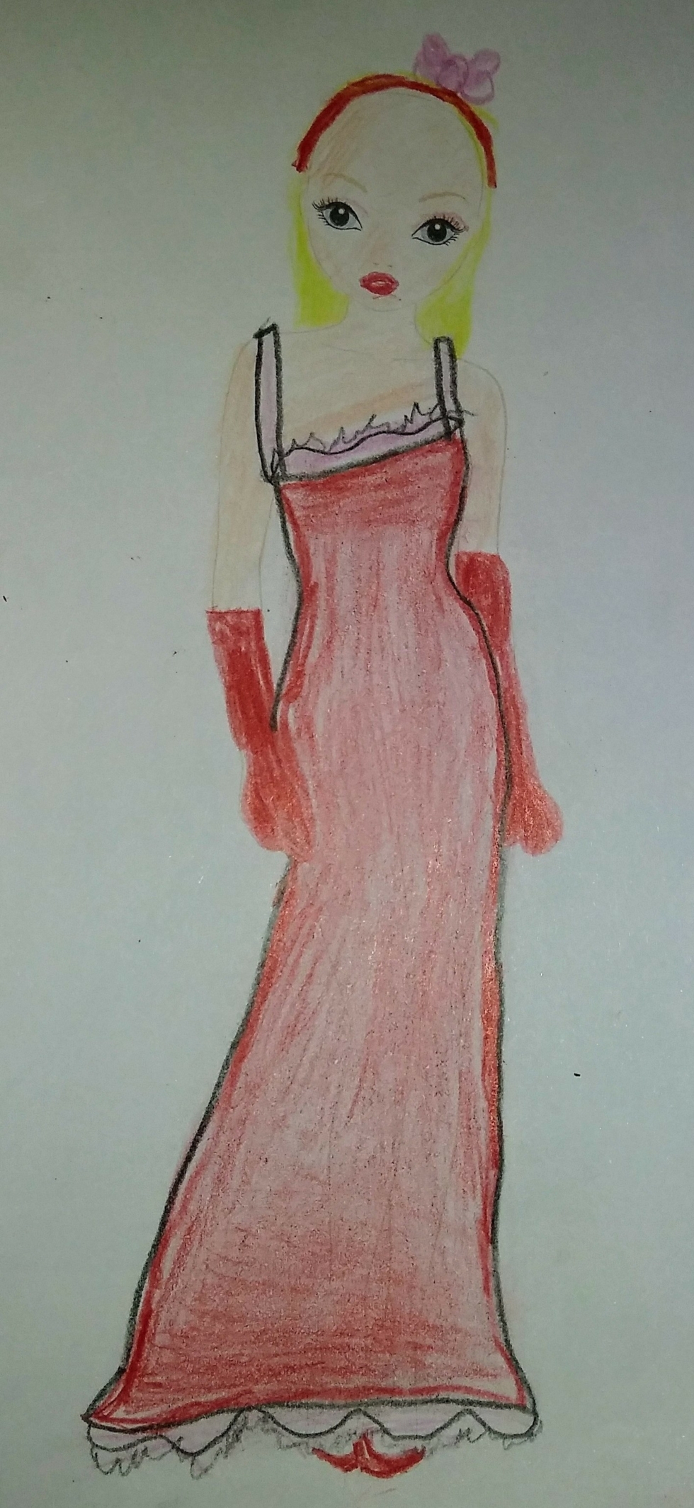 Izzy B., 8 years, from South Africa - fanart - TOPModel by Depesche UK