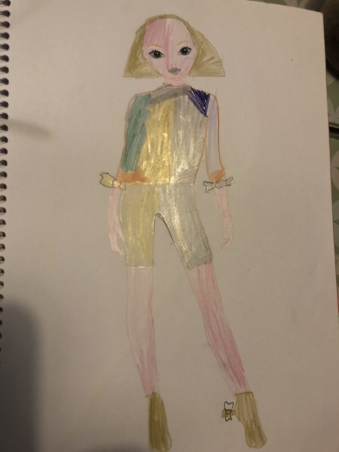 Noor B., 8 Jaar, uit Garderen - Kunstwerk - TOPModel by Depesche Nederland
