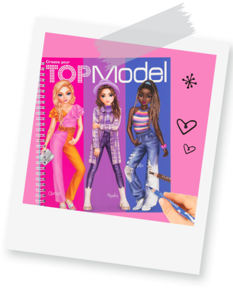 TOPModel Create Your Topmodel Malbuch // DRAWING - Anleitung - TOPModel ...